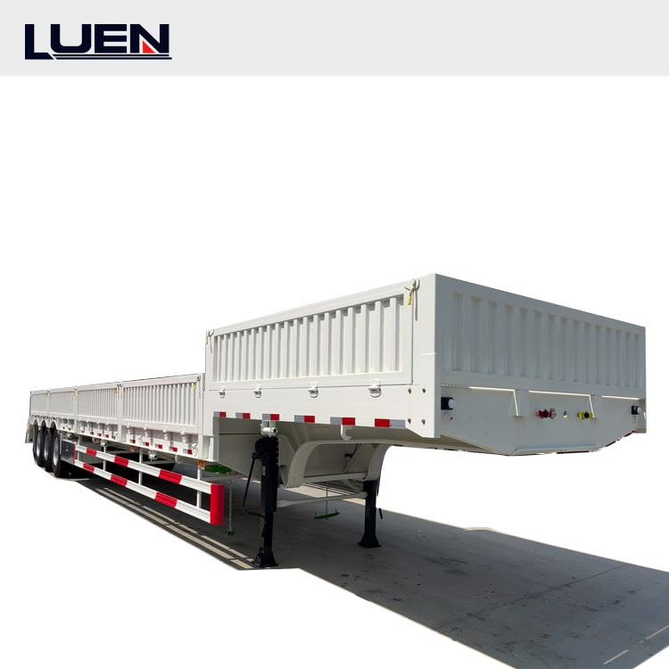 3 axle detachable gooseneck 80 ton low semi trailer low bed trailer for ...