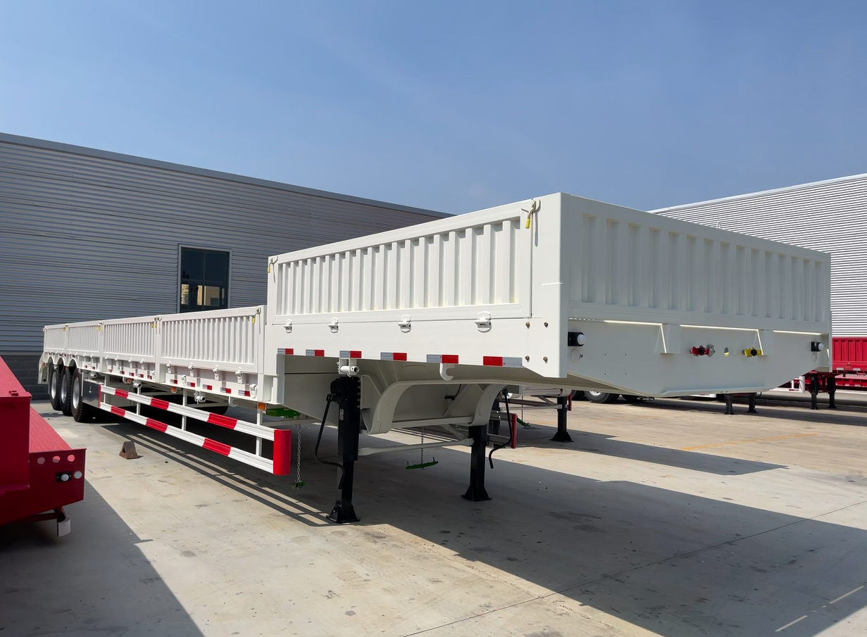 3 axle detachable gooseneck 80 ton low semi trailer low bed trailer for ...